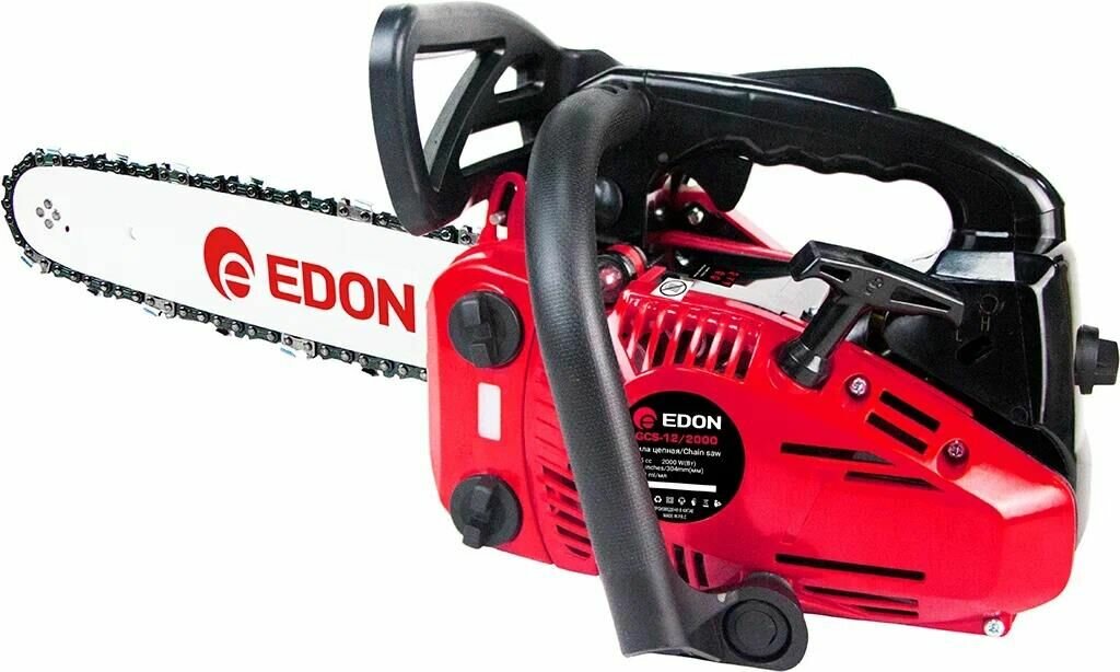 Бензопила бензиновая цепная GCS-12/2000 черный/красный