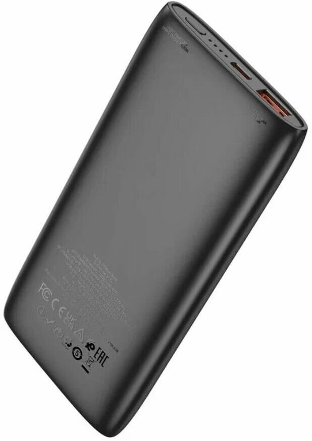 Повербанк Power HOCO bank для телефона J122 черный 10000mAh