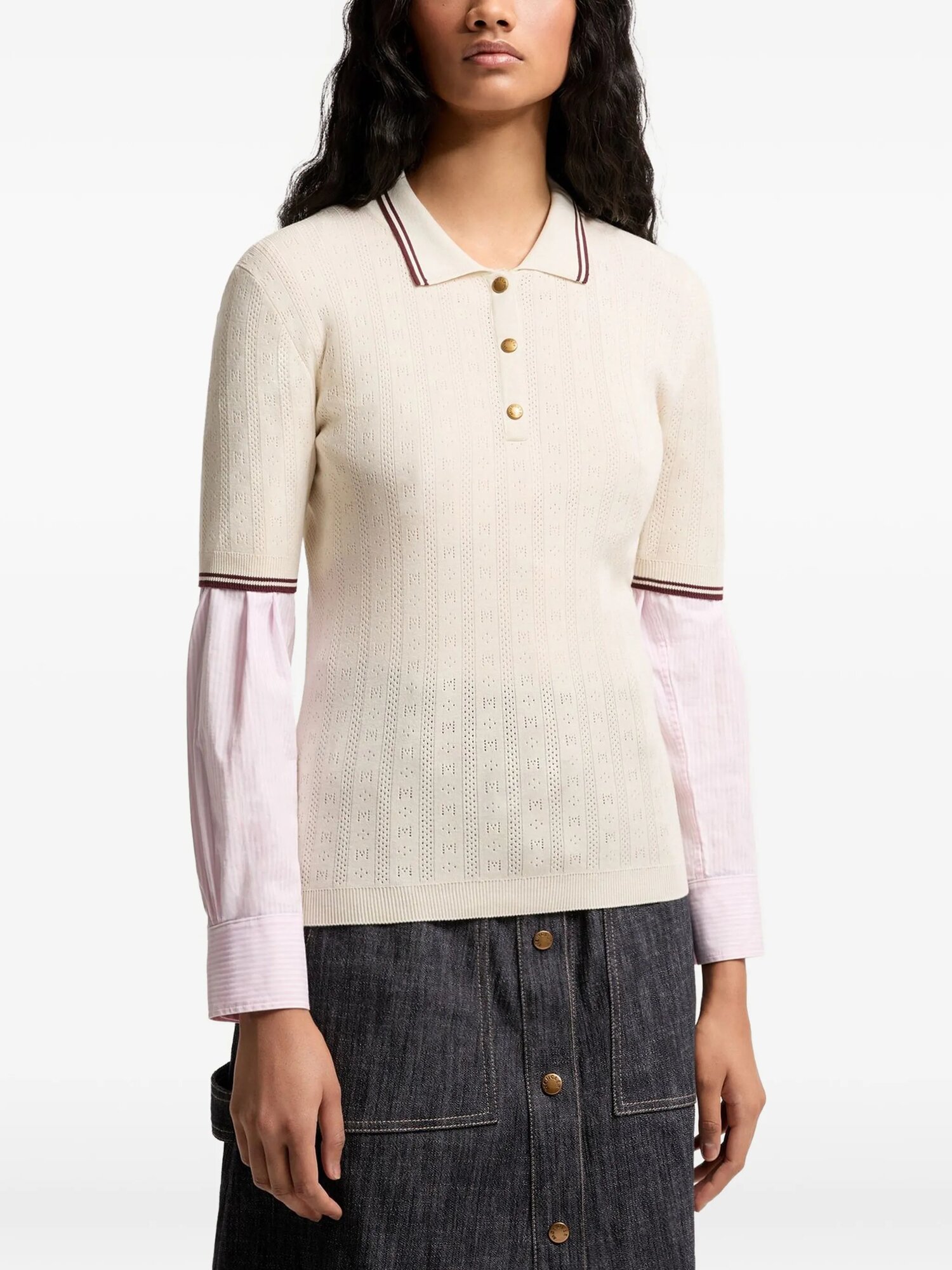 Рубашка Moncler, размер 42, разноцветный — фото 1