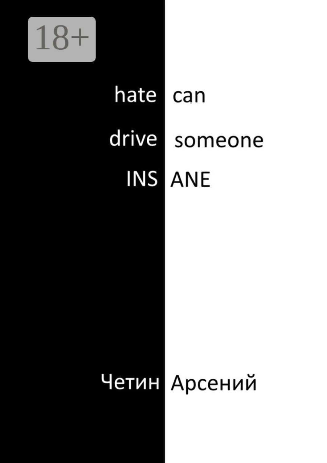 Hate can drive someone insane [Цифровая книга]