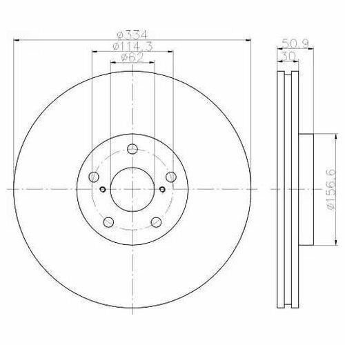 Диск тормозной Textar 92147903 для Lexus GS, IS III, RC