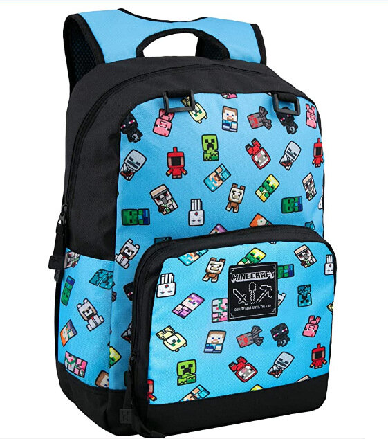 Новый рюкзак Minecraft Creeper с алмазным кирком - большой запас в наличии