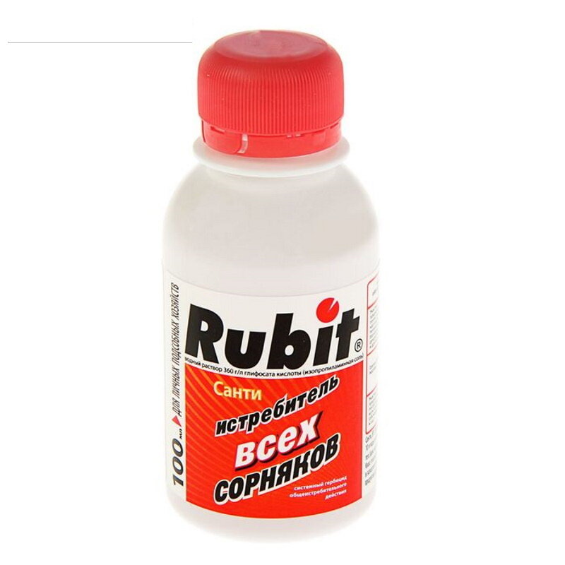 Средство от всех сорняков Rubit "Санти" , 100 мл, 2 штуки