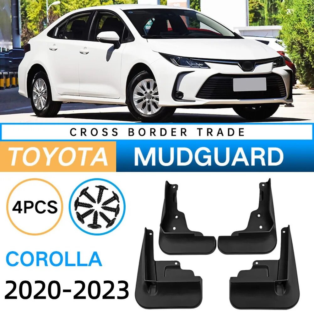 Крыло автомобильное, арт. брызговики Подходит для Брызговики автомобильных шин Toyota Corolla 2020-2023 Версия для США неуместный