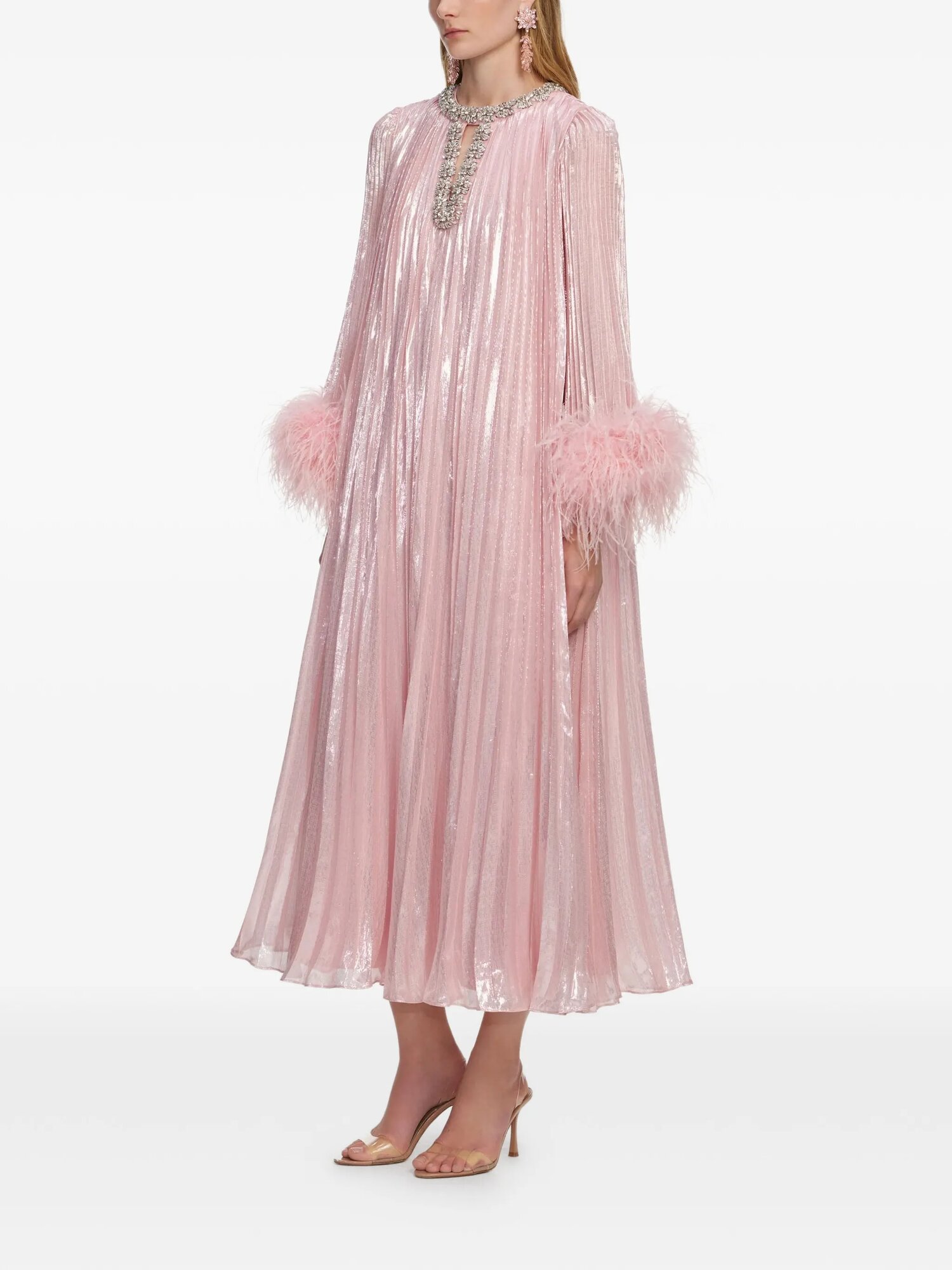 Платье Embellished midi dress