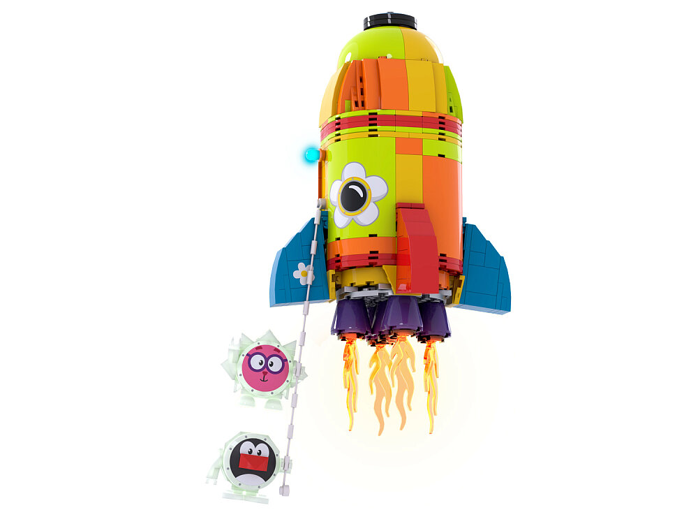 Конструктор Brick Labs Смешарики AB-1516 Конструктор Космическая одиссея