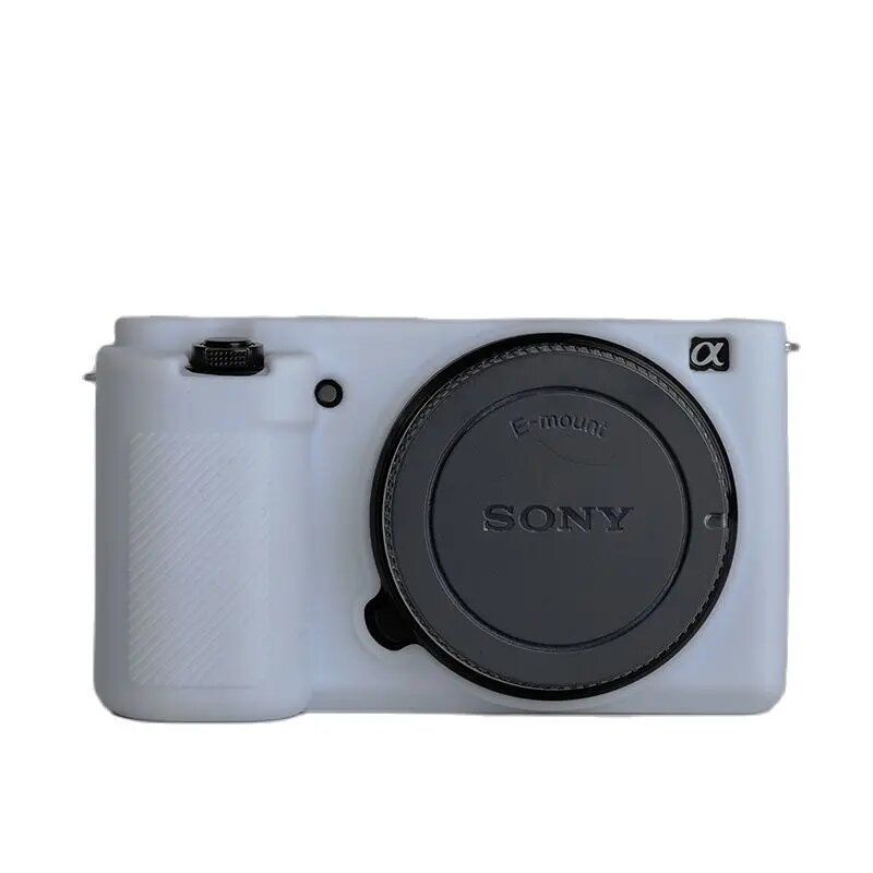 Силиконовый чехол для камеры Sony ZV-E10 белый