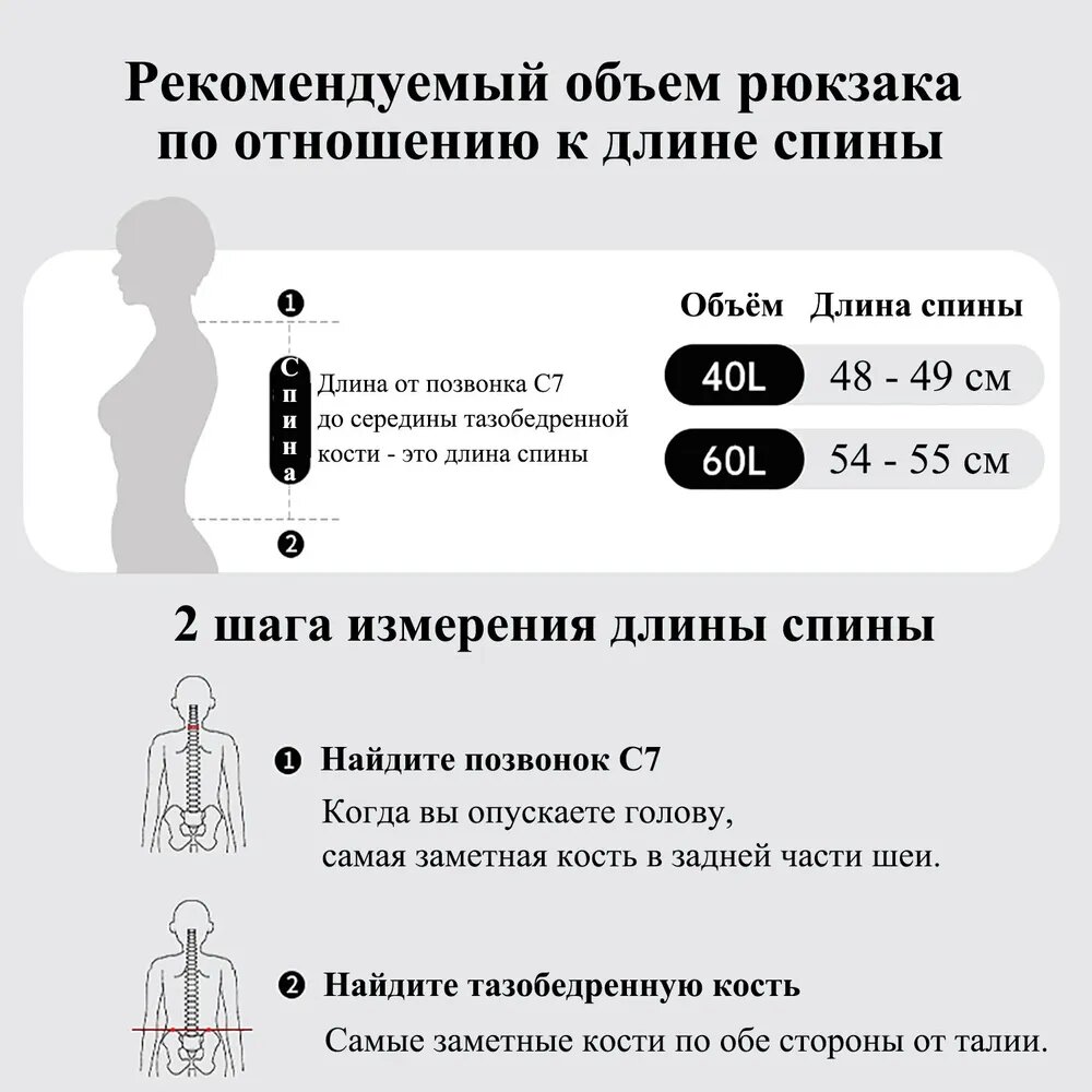 Naturehike Рюкзак ROCK 60л, мужской, женский, нейлон, Dyneema, 60л, 1.31кг — фото 1