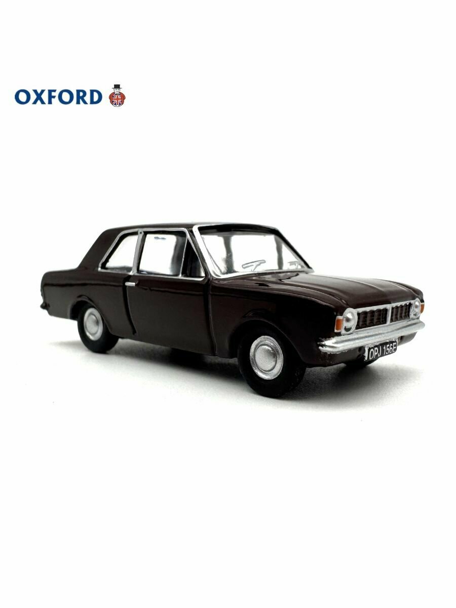 OXFORD Ford Cortina MkII Black Cherry 1:76 коллекционная модель автомобиля из сплава