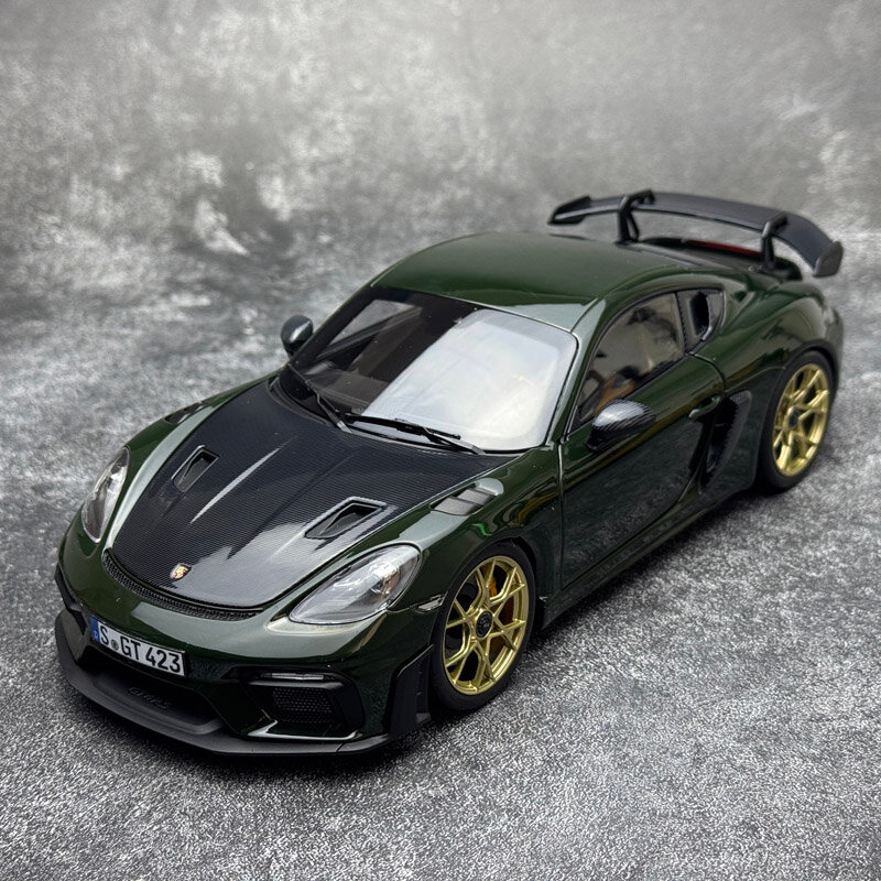 NOREV 1:18 Спортивный автомобиль Porsche Cayman GT4 RS из сплава, полностью открытая модель автомобиля