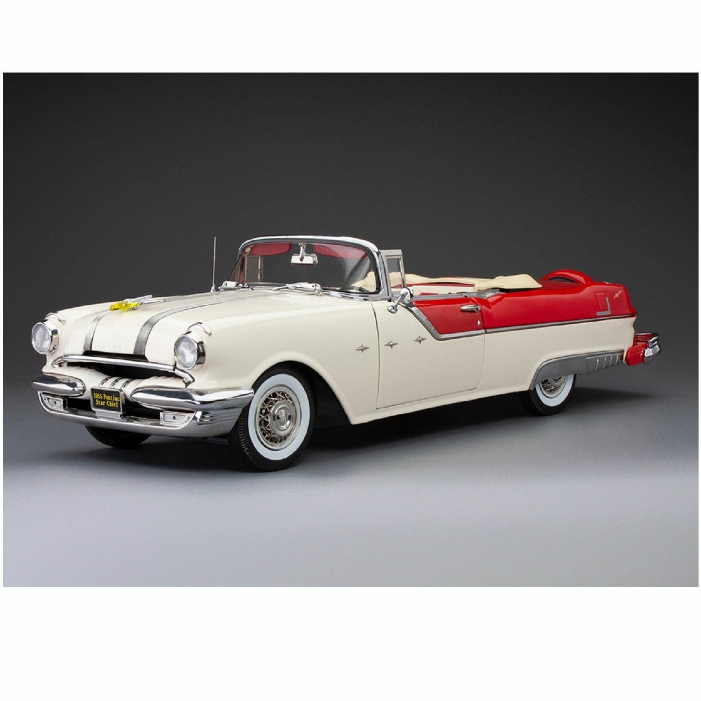 Sun Star 1/18 Platinum Edition 1955 Pontiac Модель автомобиля из сплава