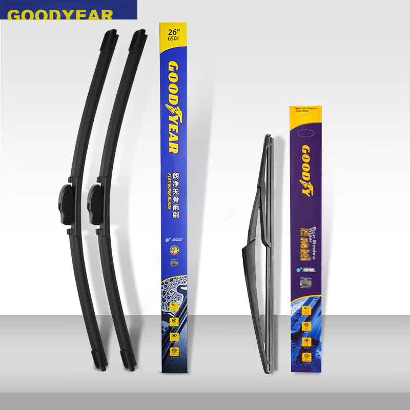 Стеклоочистители Goodyear Nissan Qashqai для моделей 2014-2023 гг. Набор передний и задний 1 пара Цвет：14-23 Новая