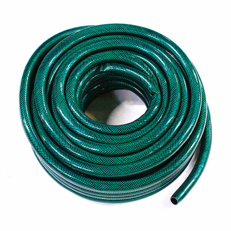 Шланг поливочный Qingdao 19x24 PVC (ПВХ), армированный, зелёный, 4 атм, 20м