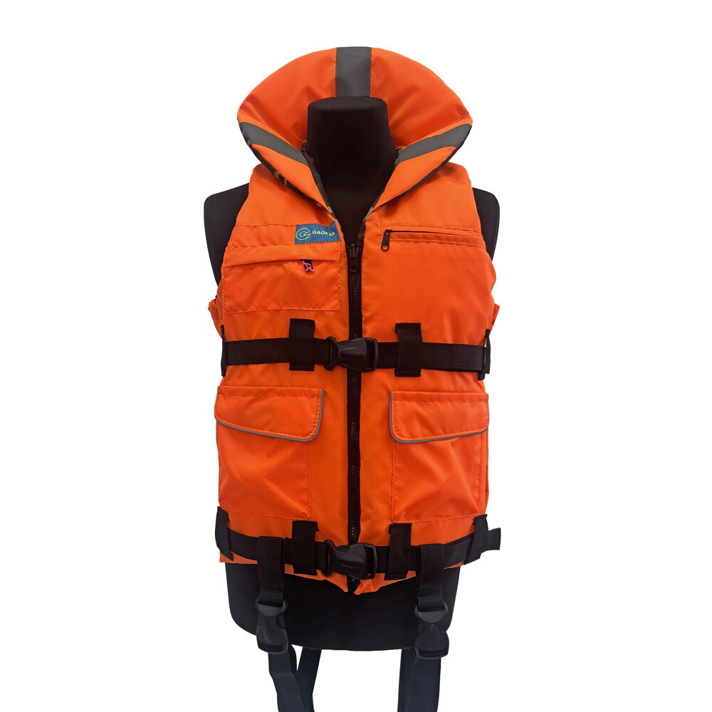 Жилет спасательный 110кг двухсторонний Премиум, для лодки