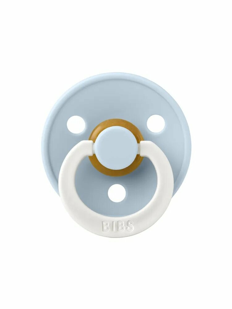 Соска пустышка ночная латексная классическая Colour Baby Blue Glow 18+ месяцев