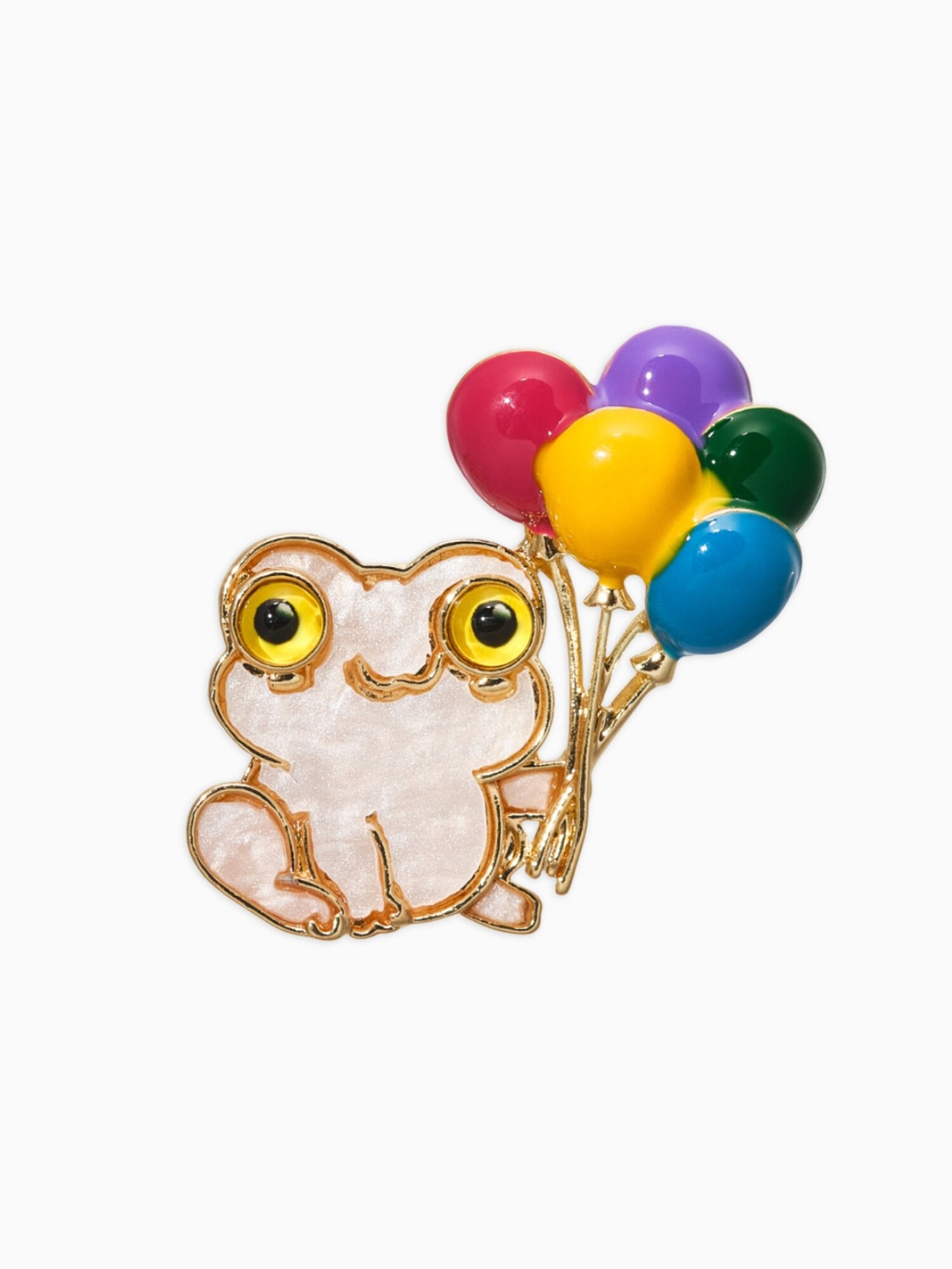 Брошь, искусственный камень, эмаль