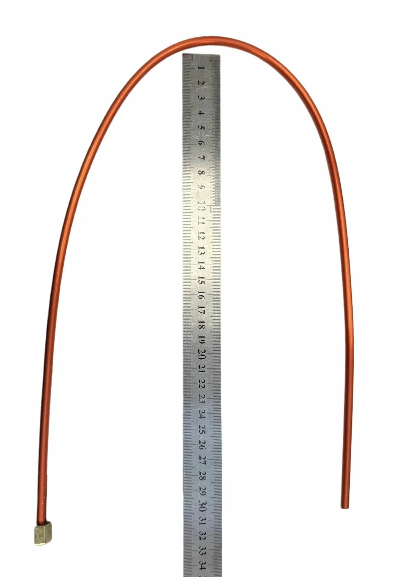 Трубка алюминиевая Bort компрессора КМ, контрольная, 720мм 1 2 3 4 5