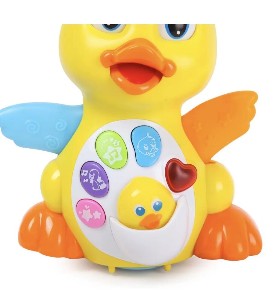 Музыкальная игрушка Baby Go Disco Duck танцующий утенок для детей от 18 месяцев — фото 1