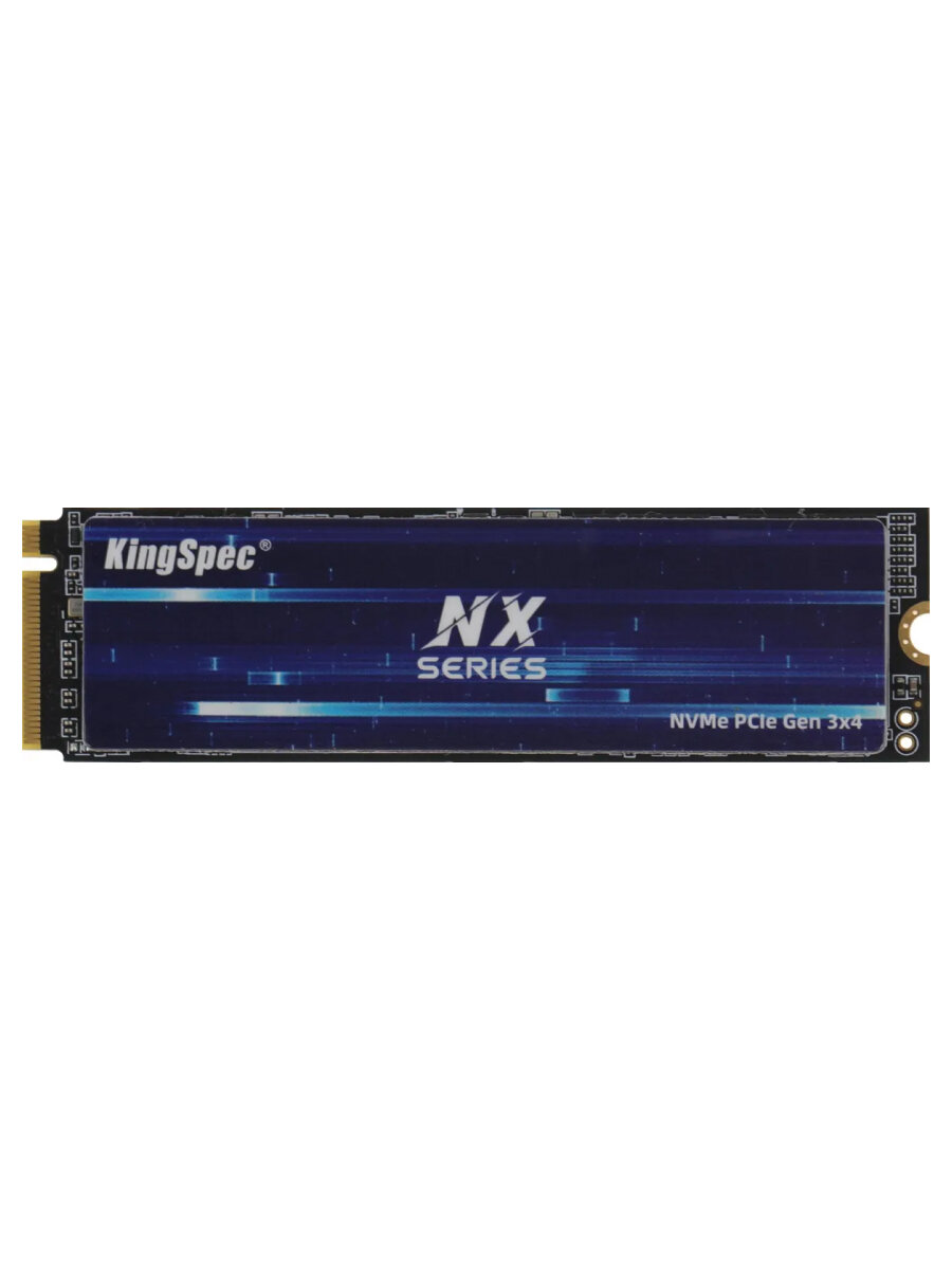 Накопитель SSD KINGSPEC 1Tb NX-1TB 2280 (M.2 2280 PCI-E Gen3 x4 NVMe, R/W 3400/3100MB/s, 1000TBW) (NX-1TB 2280)