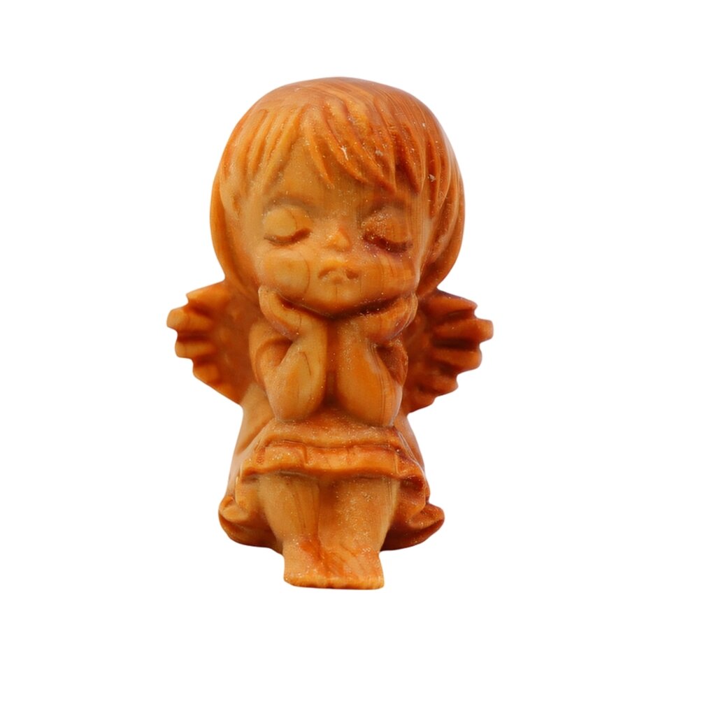 Деревянные Статуэтки Ангелов Ручной Работы, Статуэтки Ангелов, Скульптуры, Современный Декор Для Дома