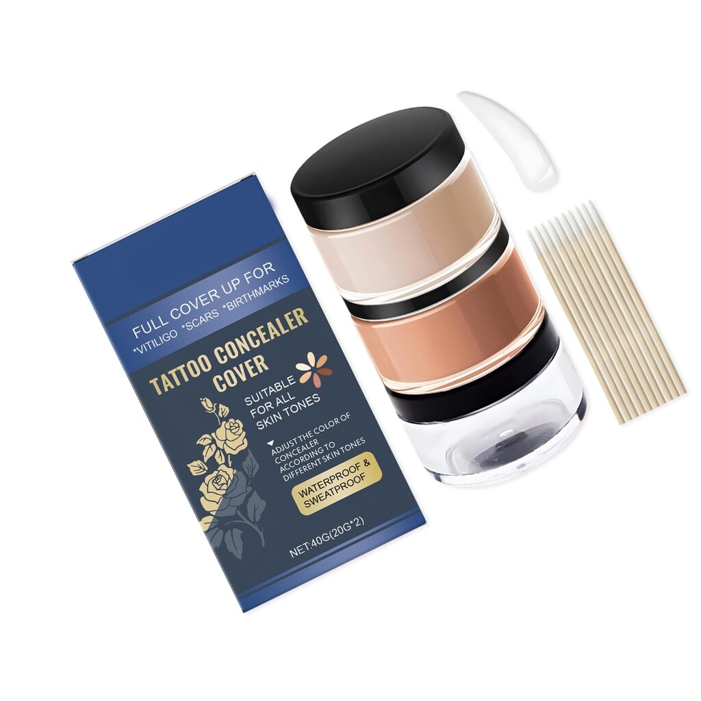 Быстро Схватывающийся крем-консилер для кожи, Водостойкая формула Остается на весь День