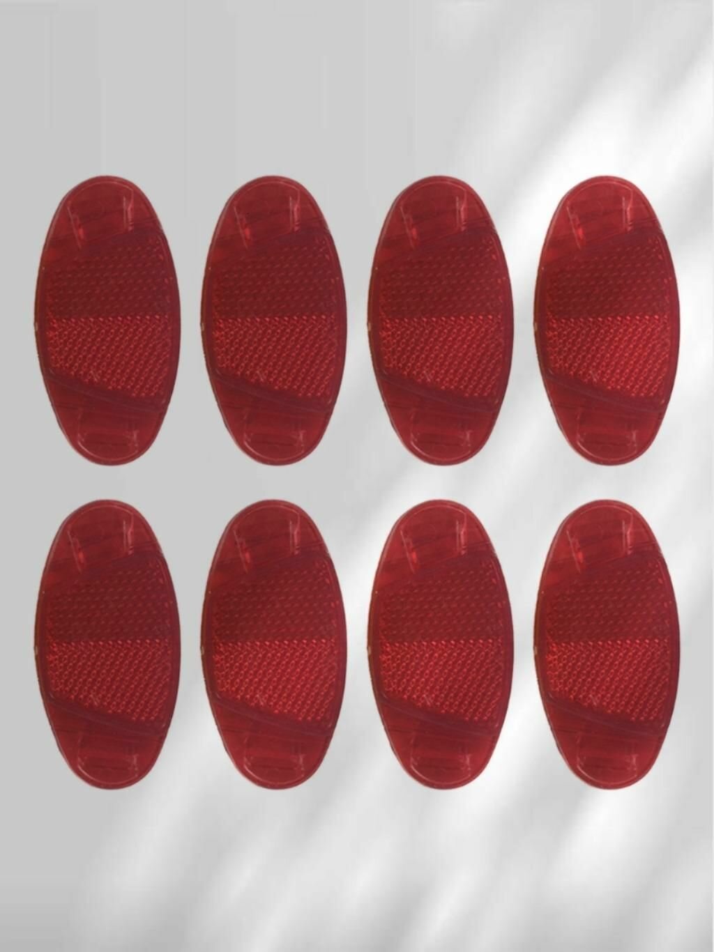 Отражатели для спиц велосипеда, 8 шт, красный