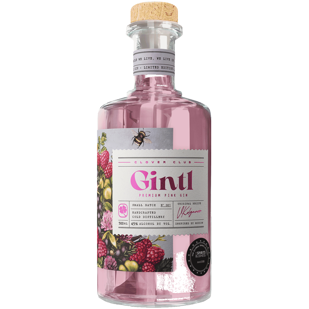 Джин Gintl Clover Club Pink 0,5 л