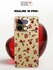 Чехол на Realme 16 Pro+ / Реалми 16 Про+ с принтом Паттерн красные розы