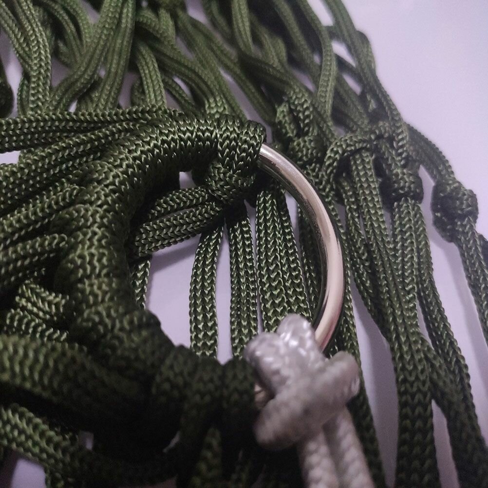 Лёгкий экологичный зелёный гамак для кемпинга и отдыха на открытом воздухе