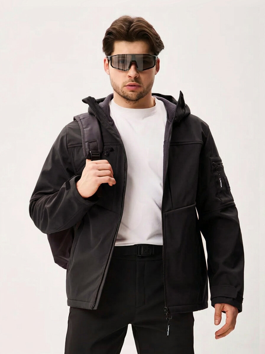 Куртка софтшелл туристическая мужская LAFOR