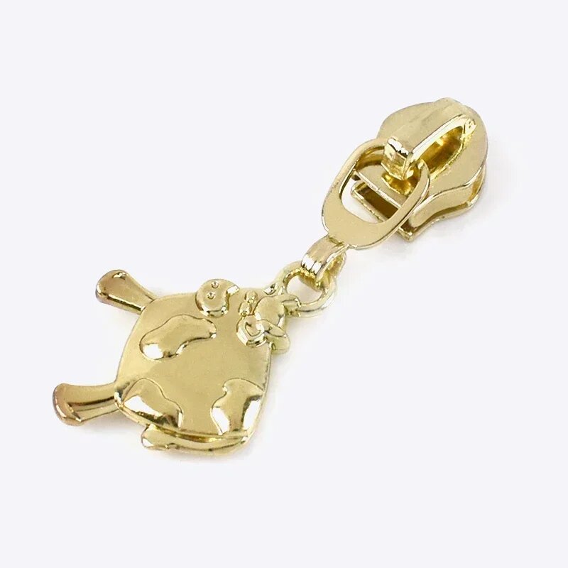 Слайдеры для молний Meetee 5#, 5/10/20 шт. ZT912-LightGold, 20Pcs
