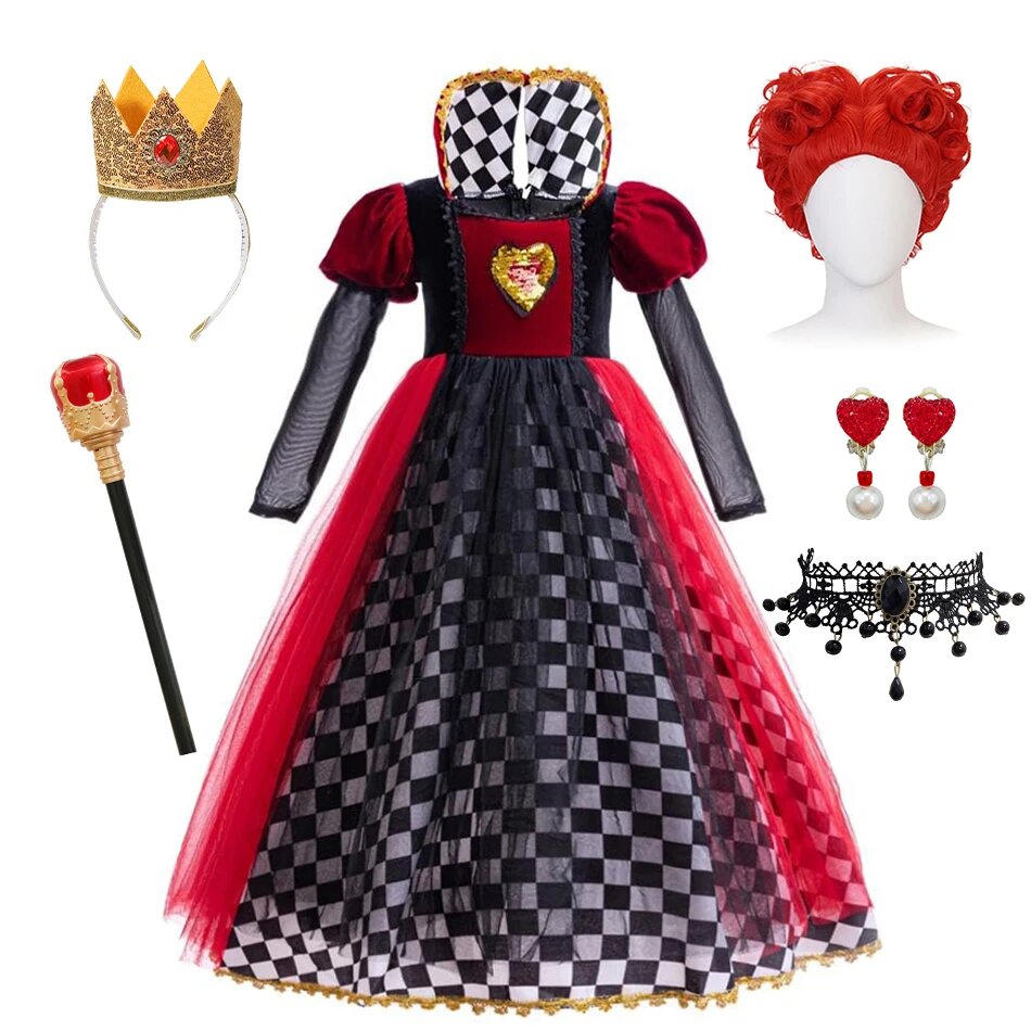 Детское платье оllobebe Красная Королева 5-6T (Tag 130), Dress Sets 7