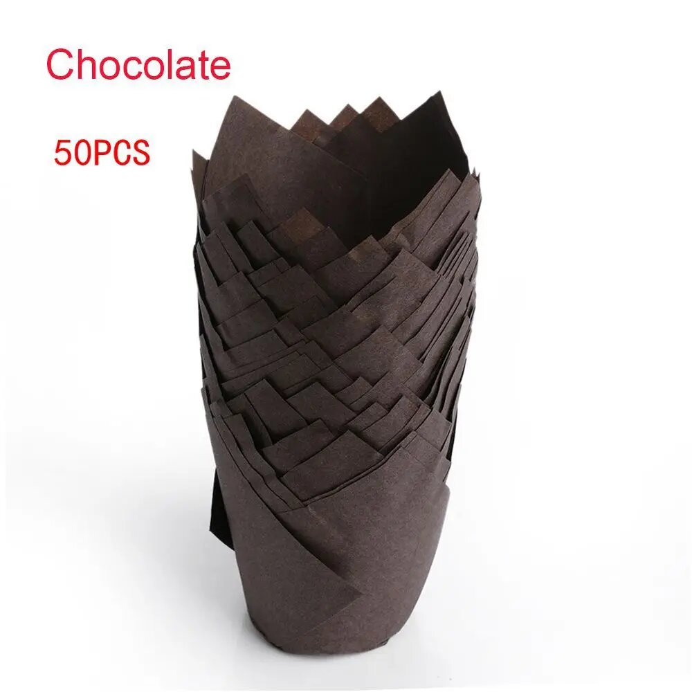 Бумажные формы для кексов Chocolate, 50 шт