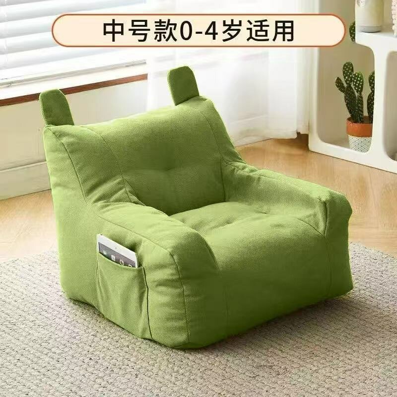 Диван детский, механизм Нераскладной, Изысканный, компактный, удобный и мягкий 45*45*35 см, желтый