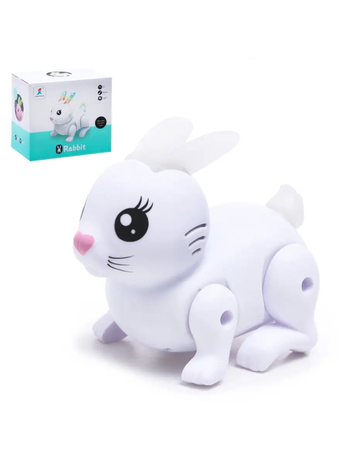 Музыкальный кролик, детская интерактивная игрушка, световые и звуковые эффекты