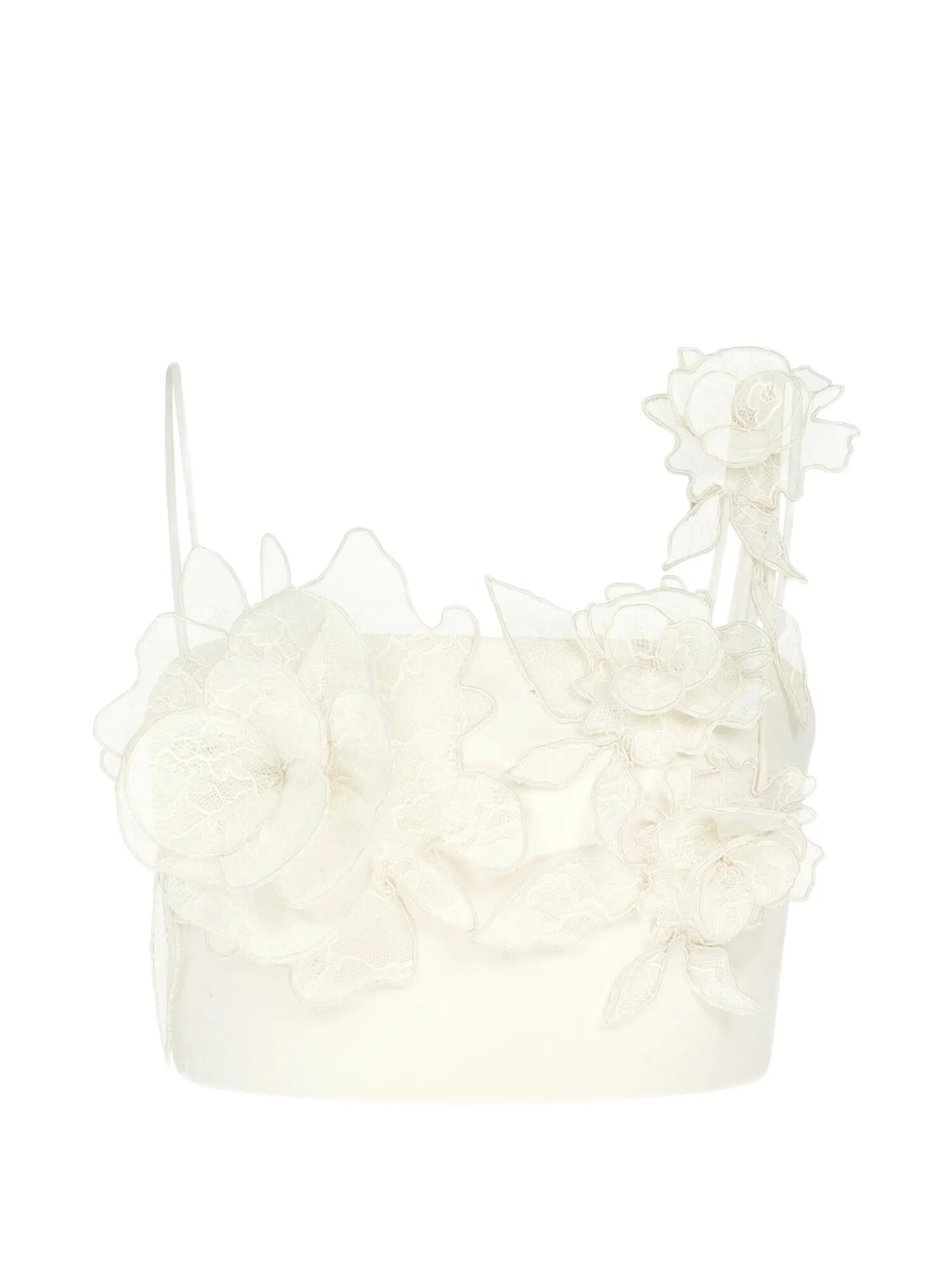 Топ Floral appliqué top