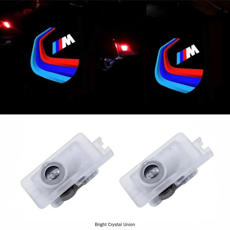 2 плафона, проекция BMW G20 G21 G22 G23 G26 G14 G15 G16 F91 F92 F93 G29 G07 I01, лазерная подсветка дверей с логотипом БМВ, вместо штатных ламп