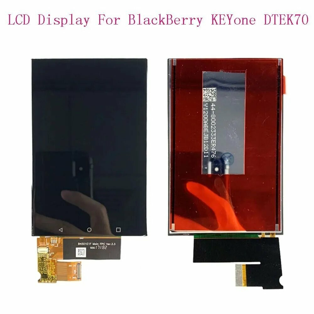 Дисплей на For BlackBerry KEYone DTEK70 , Key 1 в сборе с тачскрином Черны