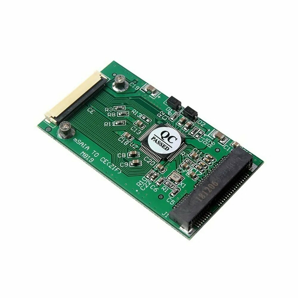 Адаптер MSATA SSD на CE ZIF, карта-конвертер mSATA SSD на 40-контактный 1,8-дюймовый накопитель