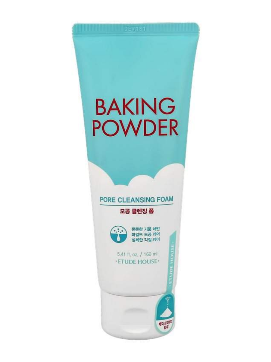 Пенка Etude House Baking Powder Pore Cleansing Foam для умывания тройного действия, 160 мл