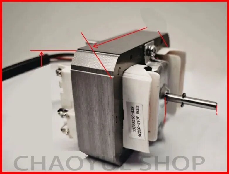 Мотор для кухонной вытяжки YJP6825C-529 AC220-240V 50Hz, Аксессуар для вытяжки, 1 шт.
