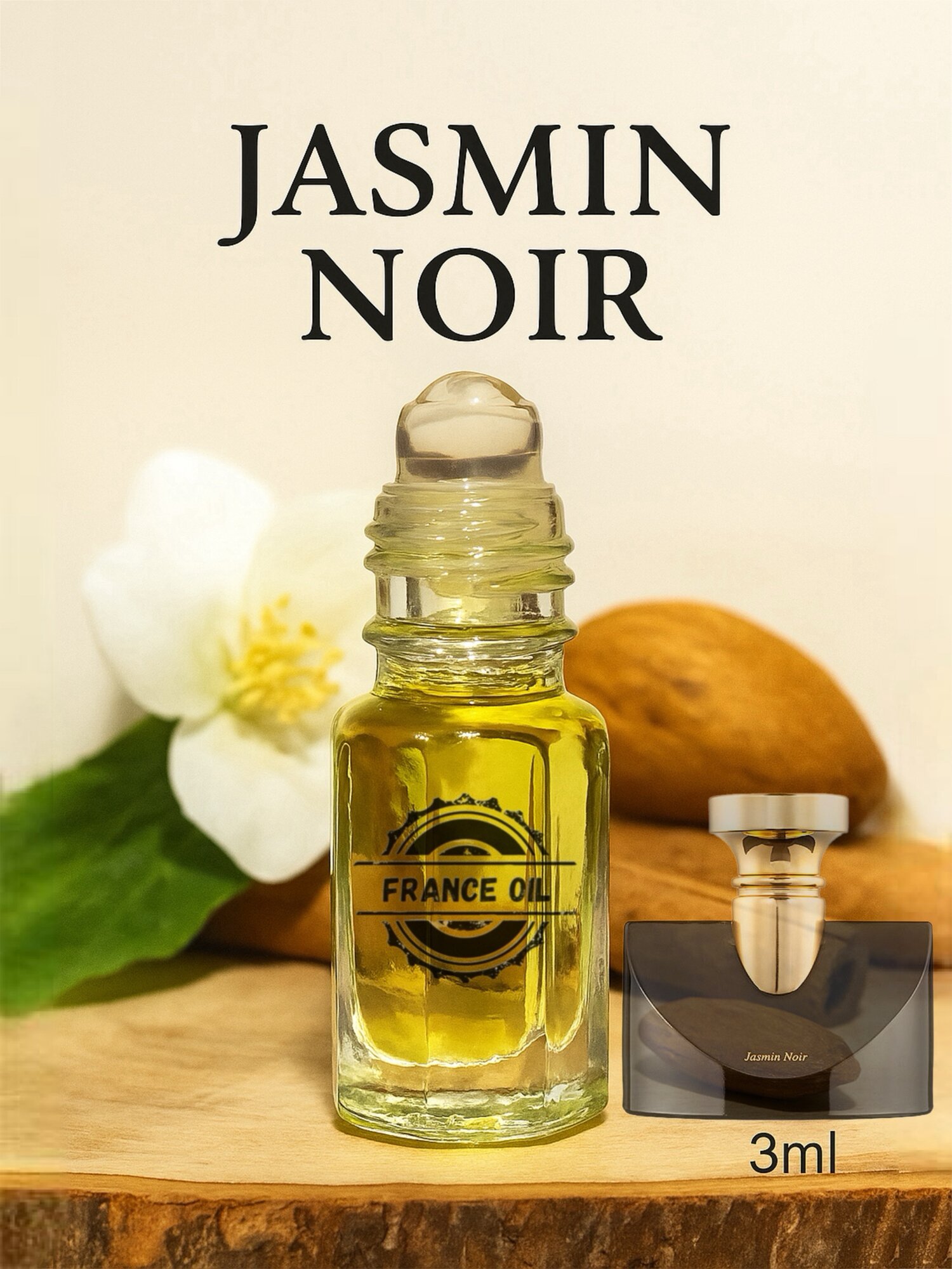 Духи масляные арабские Jasmin Noir / Жасмин Нуар 3мл женские
