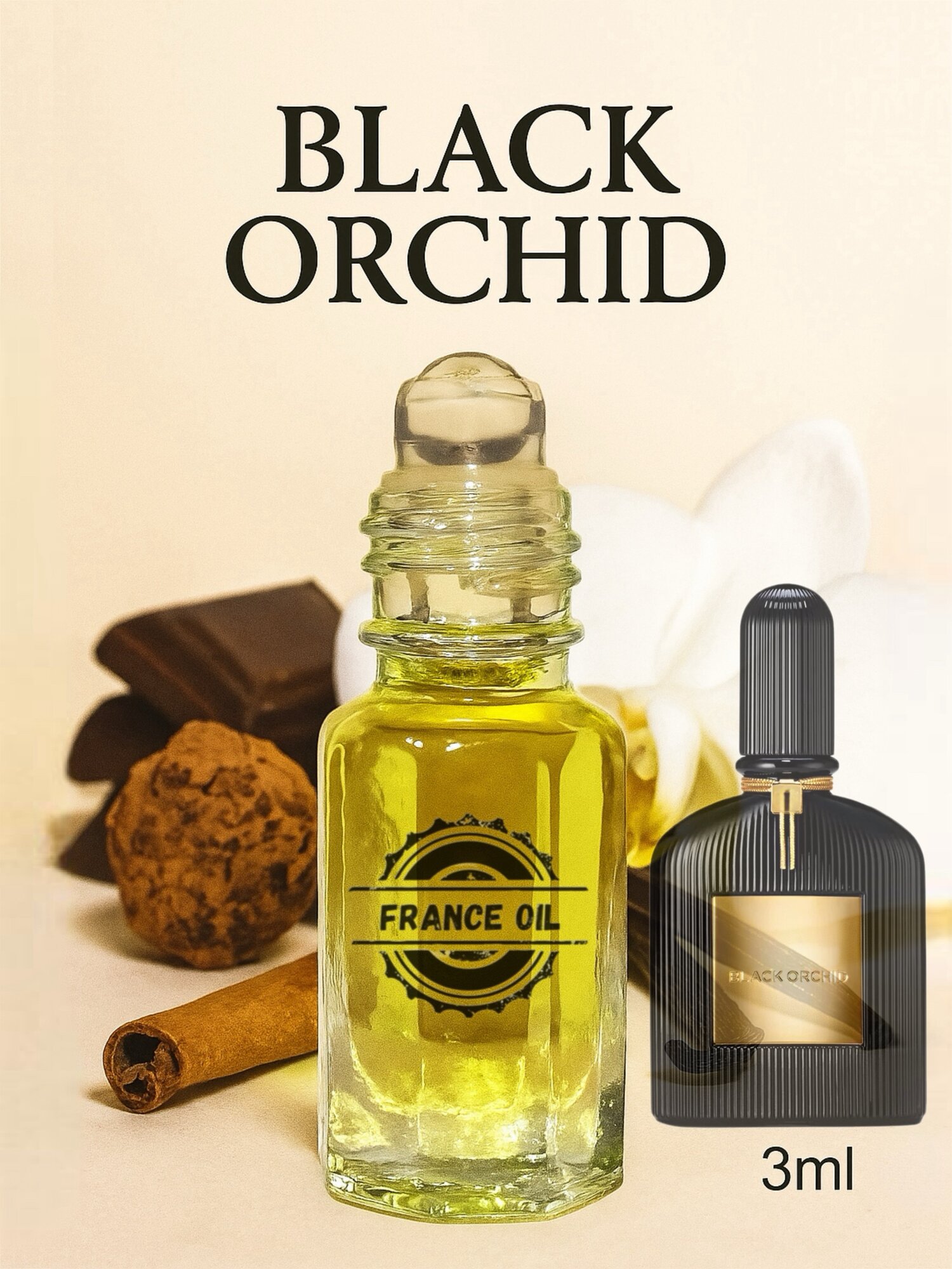 Духи масляные арабские Black Orchid / Блек Орхид женские