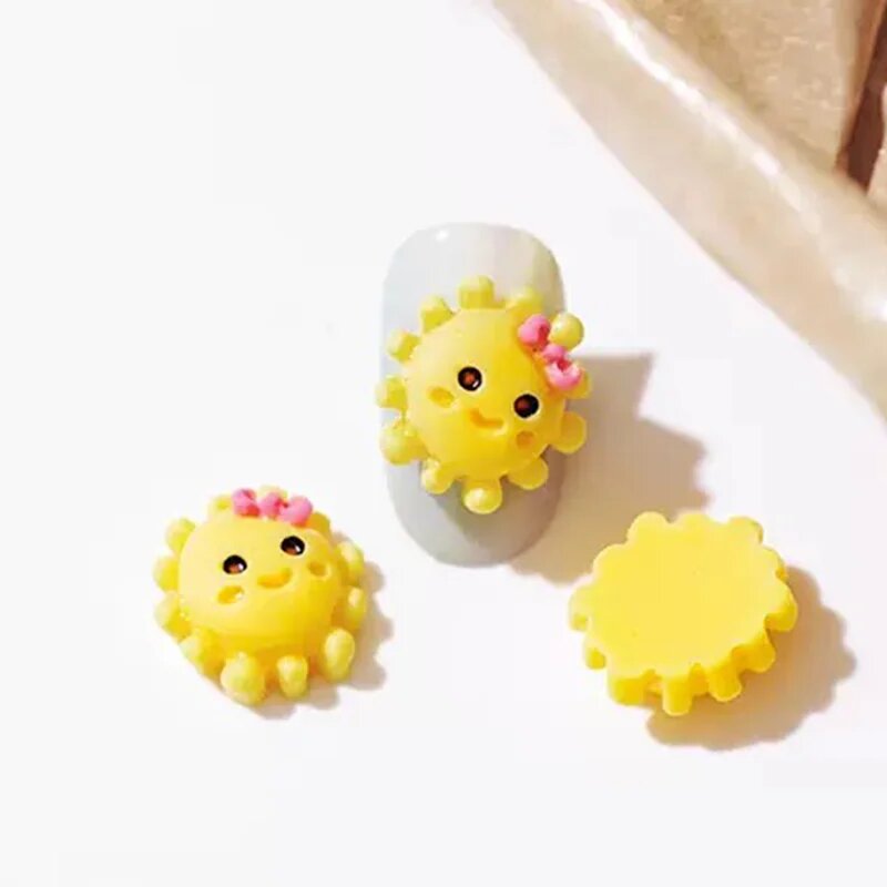 Кабошоны из смолы Kawaii Lovely Little Sun, милый мини-альбом для вырезок, свадебные украшения, аксессуары для заколок, сделай сам, новинка, 20 шт, A63 — фото 1