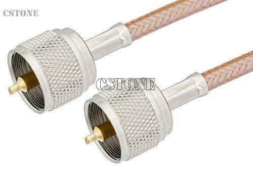 UHF штыревой к UHF штыревой кабель используя RG142 коаксиальный