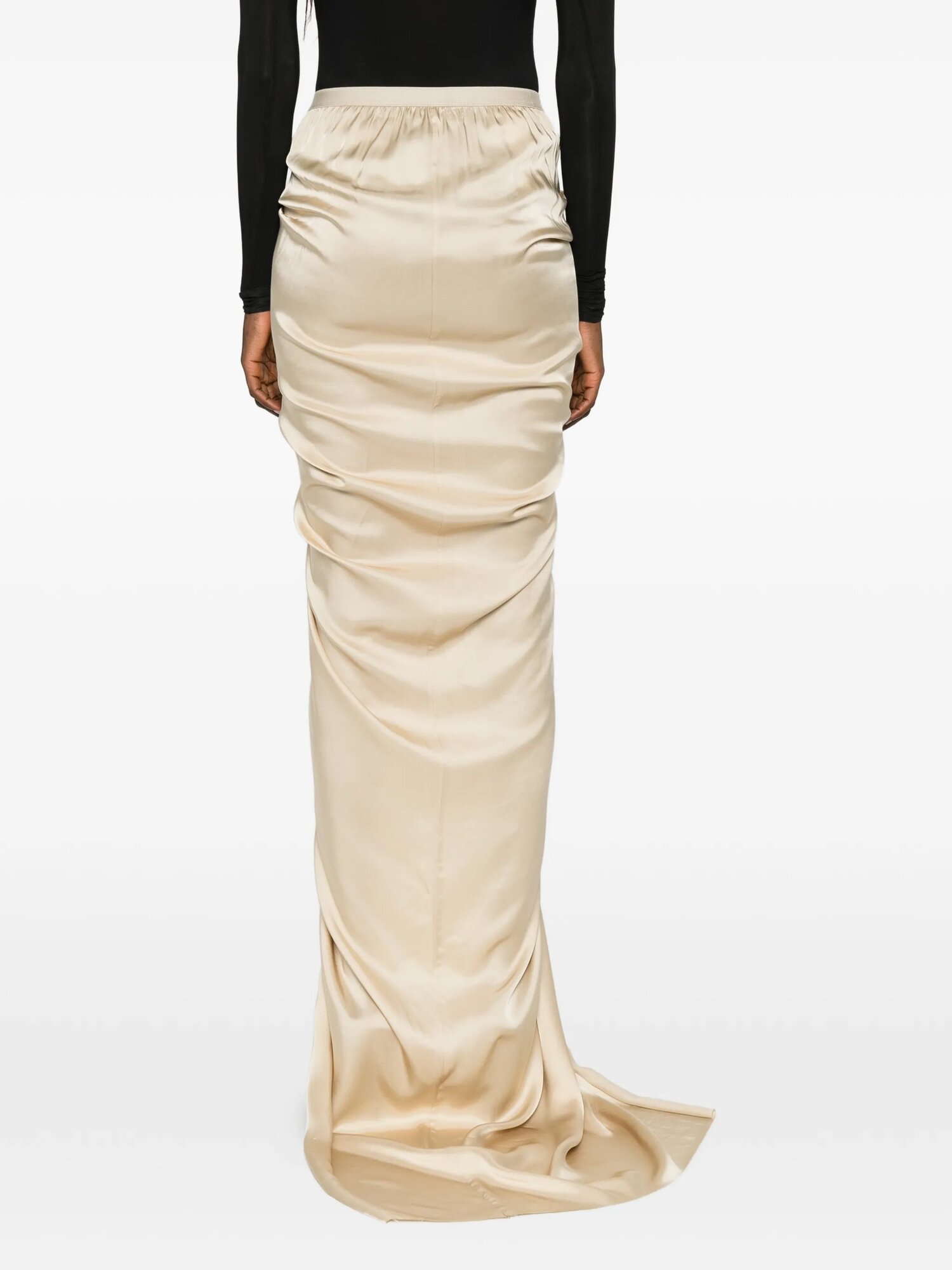 Юбка Rick Owens Draped asymmetric maxi skirt, размер 38 — фото 1