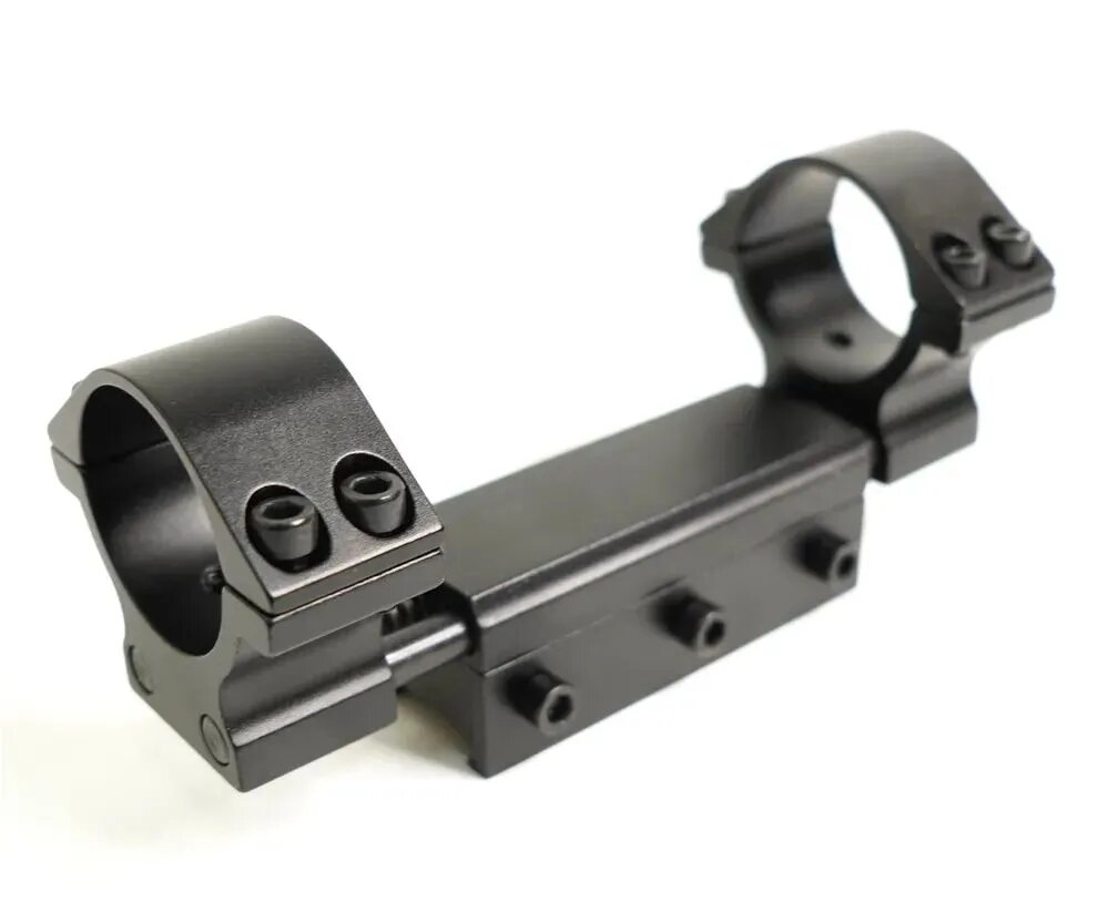 Высокопрофильный кронштейн BH-MS25 для крепления прицела, диаметр 25.4/30 мм, серый