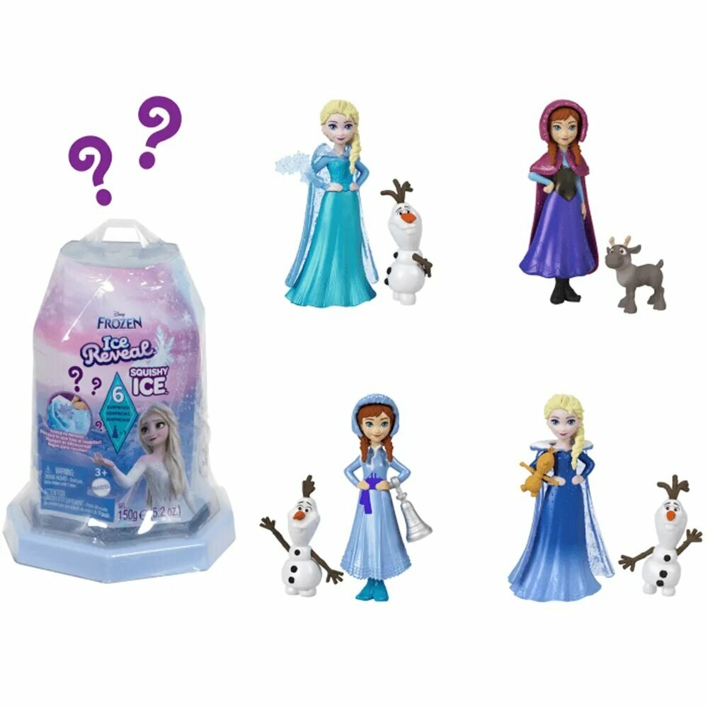 Кукла принцессы Disney Frozen Snow Reveal, меняющая цвет