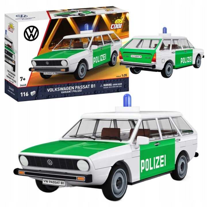 Конструктор Cobi Action Town - Полицейский Volkswagen Passat B1 Variant , 116 эл. - 24645