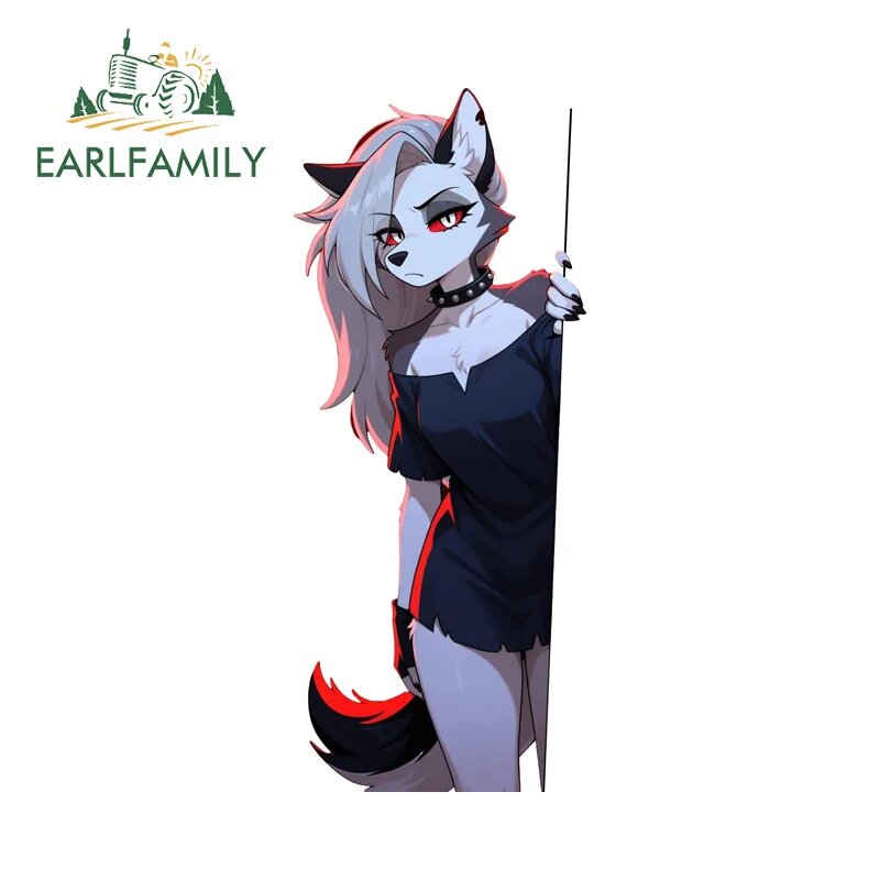 EARLFAMILY Loona Furry наклейка на авто, YT-539674